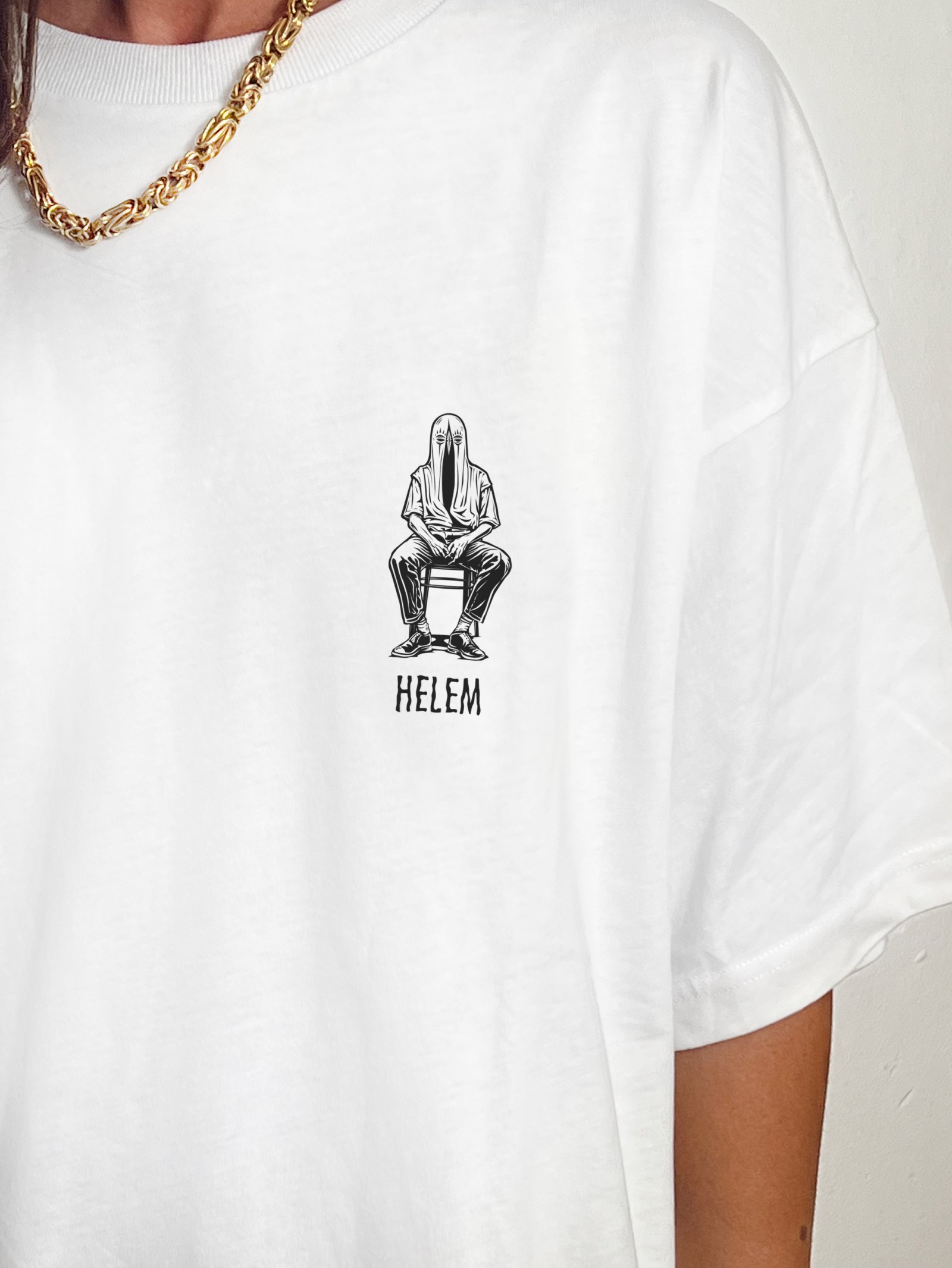HELEM Oversized T Shirt – Abrakadabra – PILPELED